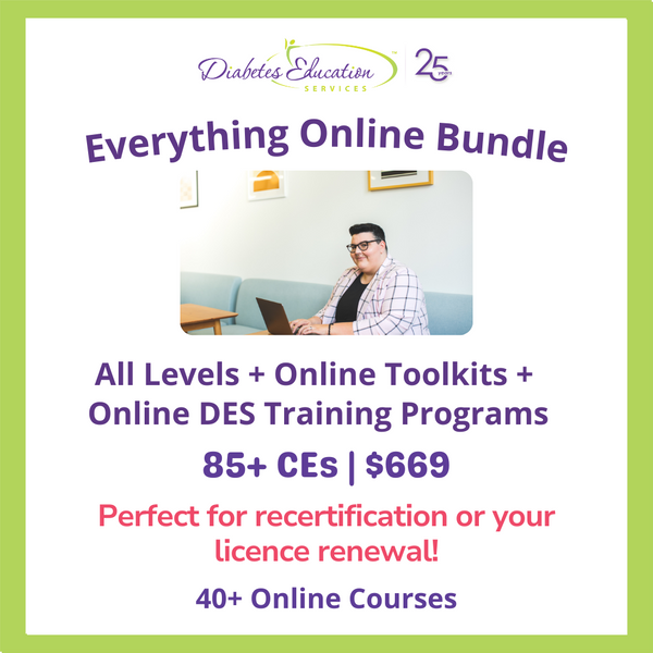 Everything Bundle | 40+ Online Courses | 85+CEs – Diabetes Education ...