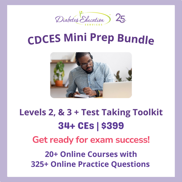 CDCES Mini Bundle | 20+ Online Courses | 34+ CEs – Diabetes Education ...